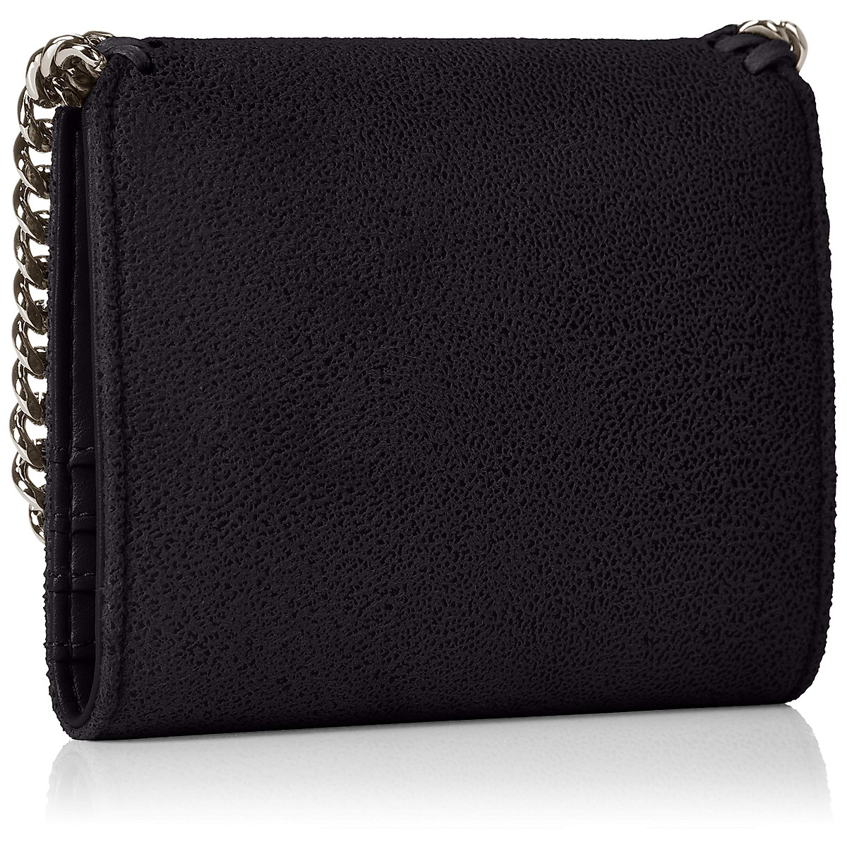 Stella McCartney SMALL FLAP Wallet Falabella Black Tri-Fold Wallet