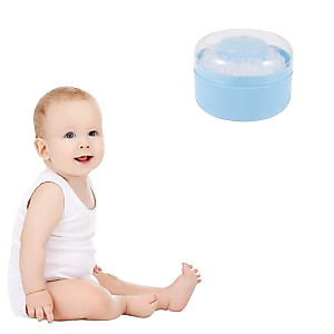 1 Set Puff Container after Puff with Handle Powders Loose Puff Puff for Face Cornstarch Bath Portable Face Puff Women Travel Blush