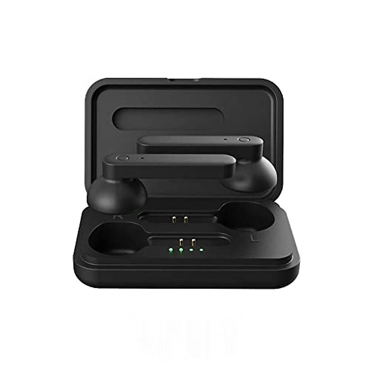 Laud True Wireless Earbuds - Noise Cancelling  Bluetooth Earphones - Smart Touch Control Sound Buds with Charging Case -Built-in Microphone Compatible with iOS & Android - Black