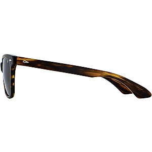 AO Saratoga Sunglasses - Brown Demi - True Color Gray AOLite Nylon Lenses - 52-19-145