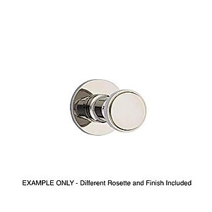 Emtek Transitional Brass Single Hook with Matching Finish Rosette - Choice of 7 Finishes - 290910US26 - Square (10) - Polished Chrome (US26)