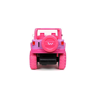 Jada Toys Like Nastya 1:16 Jeep RC Remote Control Cars Pink, Toys for Kids (32792)