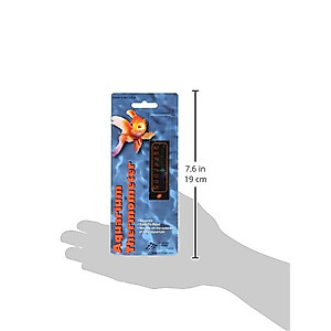 Amer Thermal Instruments Liquid Crystal Vertical Aquarium Thermometer, Small