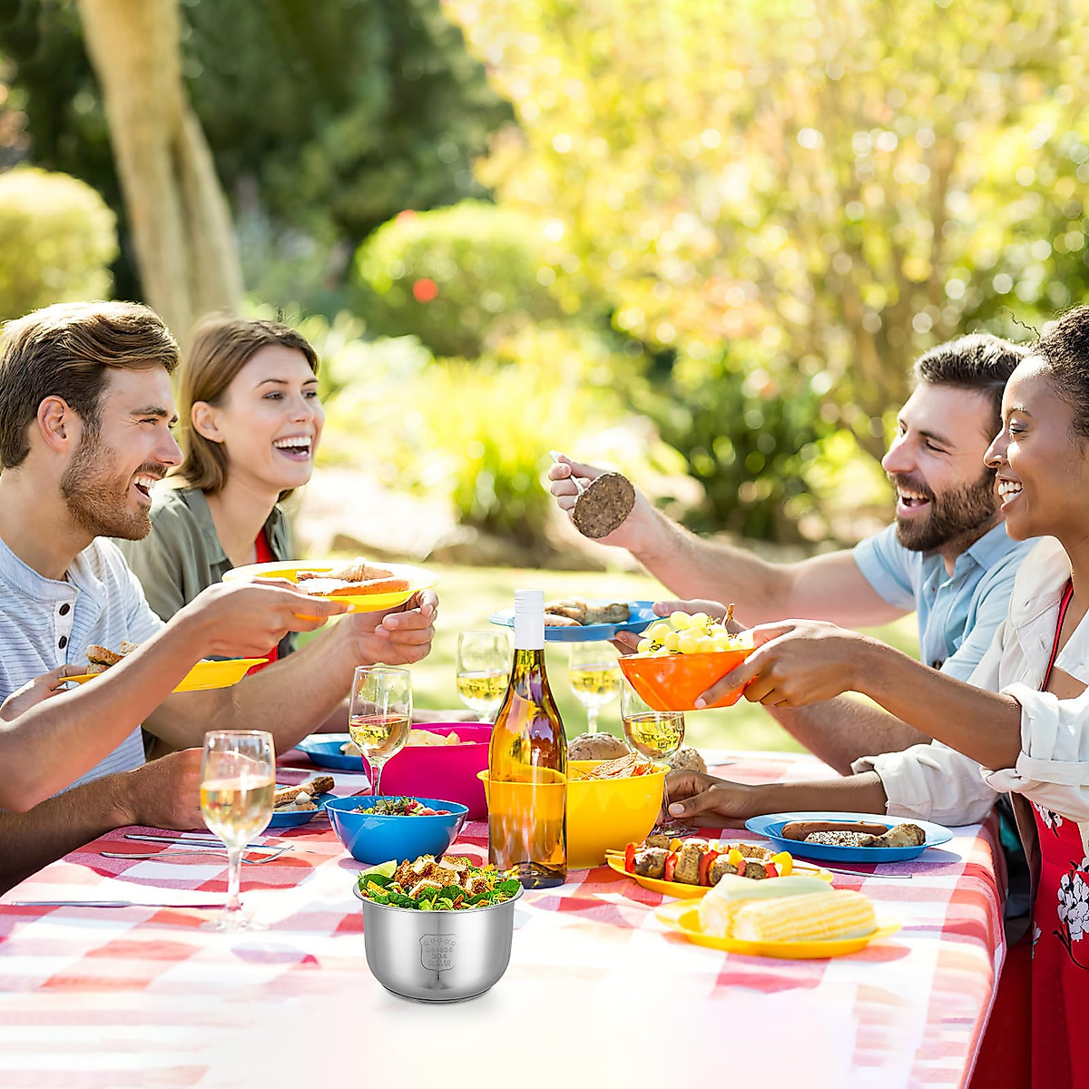 Ciieeo Inner Cooking Pot Universal Inner Pot Stainless Steel Inner Pot Rice Cooker Supply (Higher Bottom)