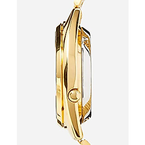 Seiko Men's SNXL72 Seiko 5 Automatic Gold-Tone Stainless Steel Bracelet Watch with Patterned Dial