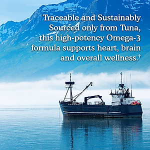 Garden of Life Dr. Formulated Advanced Omega Fish Oil - Lemon, 1,290mg EPA, DHA + DPA in Triglyceride Form, Single Source Omega 3 Supplement for Ultimate Brain & Heart Health, Non-GMO, 180 Softgels