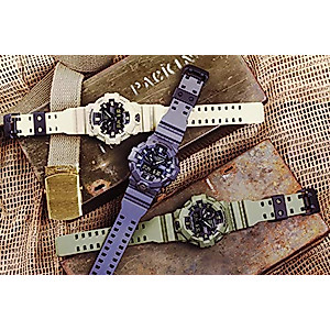 Casio Men's XL Series G-Shock Quartz 200M WR Shock Resistant Resin Color: Matte Tan (Model GA-700UC-5ACR)