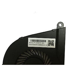 HK-Part Replacement Fan for HP Omen 15-AX 15-AX000 15-AX100 15-AX200 15-AX020CA 15-AX033DX 15-AX101TX 15-AX243DX CPU Cooling Fan P/N 858970-001
