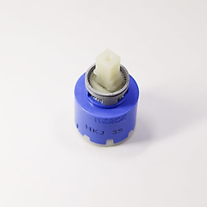 Kerox NKJ35 Single Lever Faucet Cartridge (1 Pack), Replacement Ceramic Mixing Energy-Saving Cartridge, Right Rotation, Repair Kit for Kerox Single Lever Faucet - 35mm