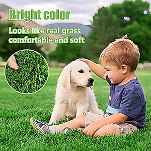 STARROAD-TIM 39.3 x 31.5 inches Artificial Grass Rug Turf for Dogs Indoor Outdoor Fake Grass for Dogs Potty Training Area Patio Lawn Decoration