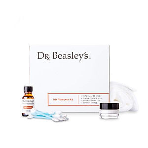 Dr. Beasley's Ink Remover Kit - Preserves Look of Leather Surfaces, Safe For All Top Coated & Colored Leathers, Permanently Removes Water and Oil-Based Ink Stains