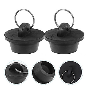 Housoutil 5pcs Sink Plug Bathtub Drain Sink Stopper Kitchen Drain Bathtub Plug Washbasin Plug Bath Tub Drain Plug Tub Drain Stopper Bathroom Sink Stopper Tub Stopper Car Dent Remover Rubber