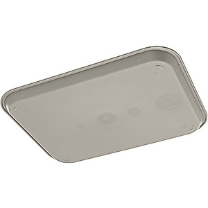 Carlisle FoodService Products CT101423 Cafe Standard Plastic Cafeteria/Fast Food Tray, NSF Certified, BPA Free, 14" Length x 10" Width, Gray (Pack of 24)