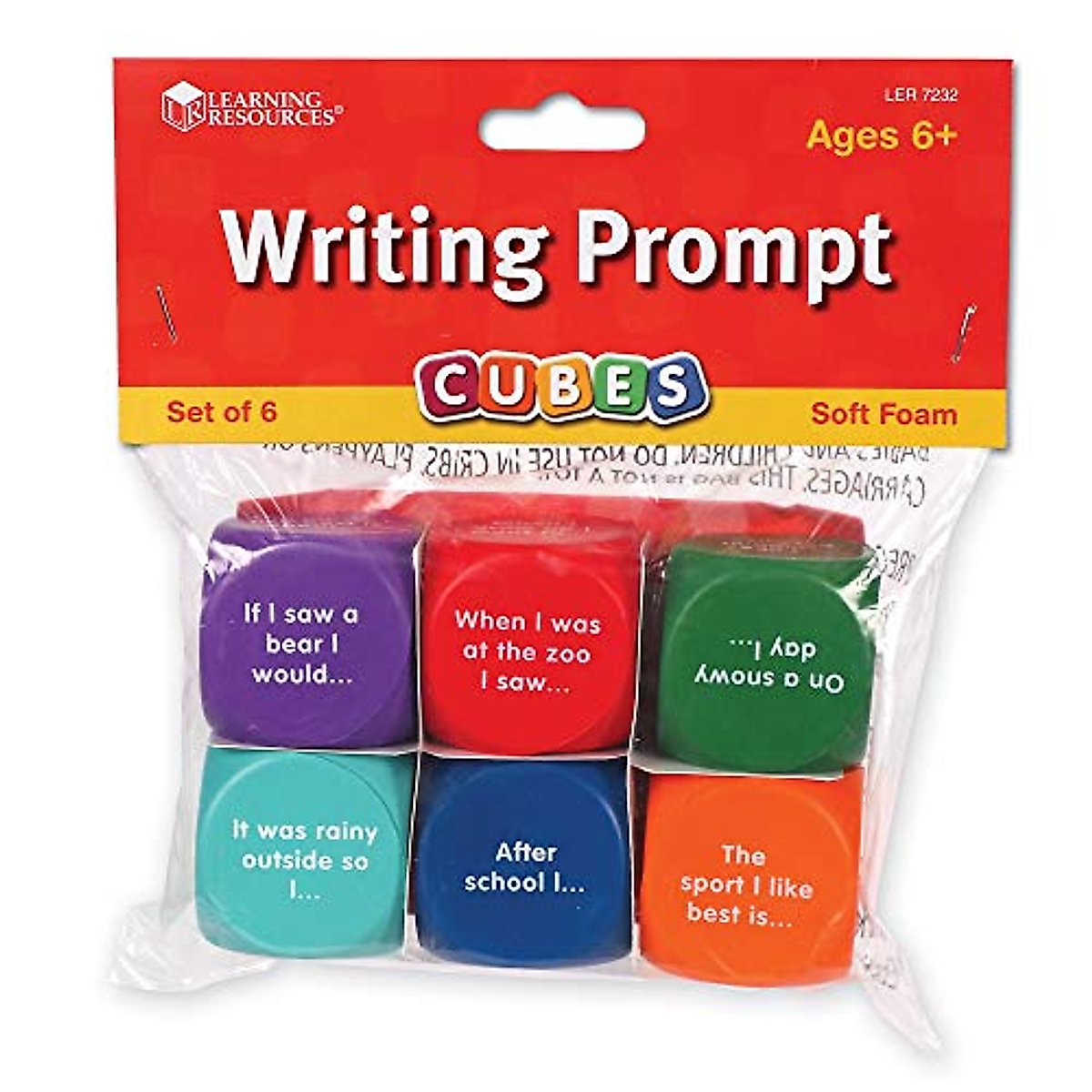 Learning Resources Writing Prompt Cubes