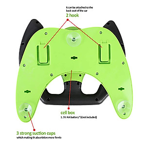 Coherny Steering Wheel Toy Driving Controller Portable Driving Copilot Toy Educational Sounding Toy Gift Driving Wheel with Music for Kids