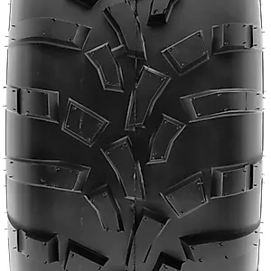 SunF 25x11-12 (25x11x12) ATV/UTV Off-Road Tire, 6PR, Directional Knobby Tread | A010