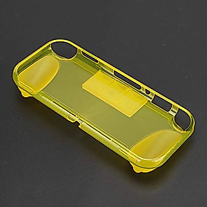 Socobeta Good Hand Feeling Sweat Proof Storage Accessories Protective Case Cover for Game Host(Yellow)