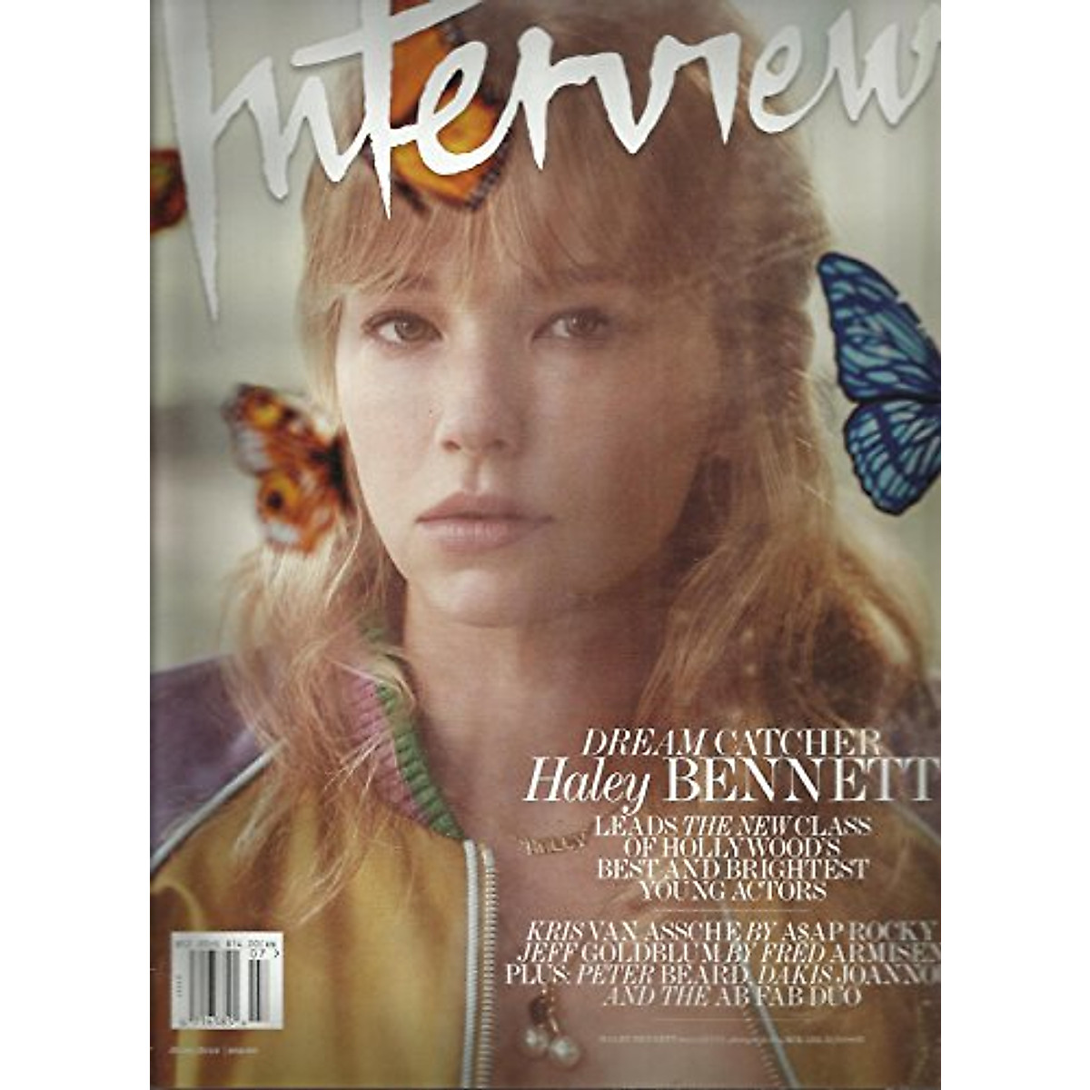 INTERVIEW FASHION MAGAZINE, JUNE/JULY, 2016 DREAM CATCHER HALEY BENNETT