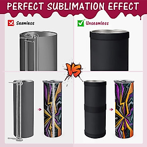 Mocaru Sublimation Blanks Tumblers Silicone Bands Kit for 20 oz Skinny Straight Cups Mugs Shrink Wrap with Heat Resistant Gloves Silicone Sleeve for Tumbler Heat Press Machine or Oven