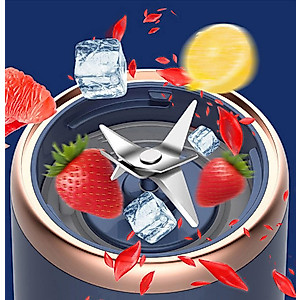 Personal Blender for Shakes and Smoothies with Travel Cup and Lid, Juices, Baby Food, Portable Blender & Food Processo (Robin Blue)