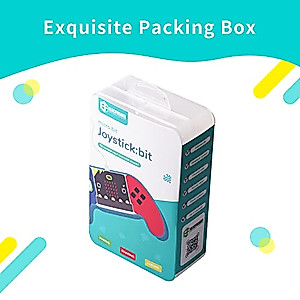ELECFREAKS microbit Game Joystick Wireless Control Handle by Micro:bit STEAM Education DIY Graphical Programming Controller(Without Micro:bit)