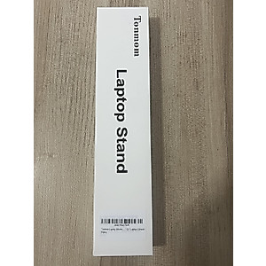 Tonmom Laptop Stand for Desk, Adjustable Laptop Riser ABS+Silicone Foldable Portable Laptop Holder, Ventilated Cooling Notebook Stand for 10-15.6” Laptops,Tablet-Black