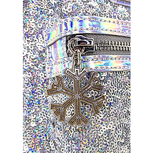 Loungefly X LASR Exclusive Disney Holographic Sequin Minnie Mini Backpack