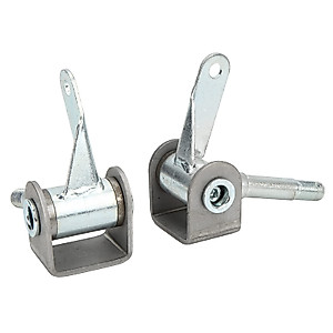 4.5Inx5/8In 2Pcs Right Left Spindle Bracket Set,Steering Strut Knuckle Spindle Bracket Set Steel Alloy Spindle Bracket Set For Go Kart Accessories Steel Alloy Spindle Bracket Set Strut Knuckle