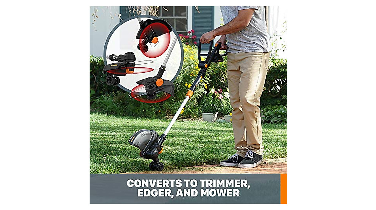 WORX WG170 GT Revolution 20V String Trimmer Edger Mini-Mower
