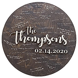 3D Guest Book Wedding Alternative, Custom Guest Book, Wooden Guest Book, Guestbook Wedding Alternative, Wood Guest Book Sign, Wedding Decor. Laser Guestbook Circle