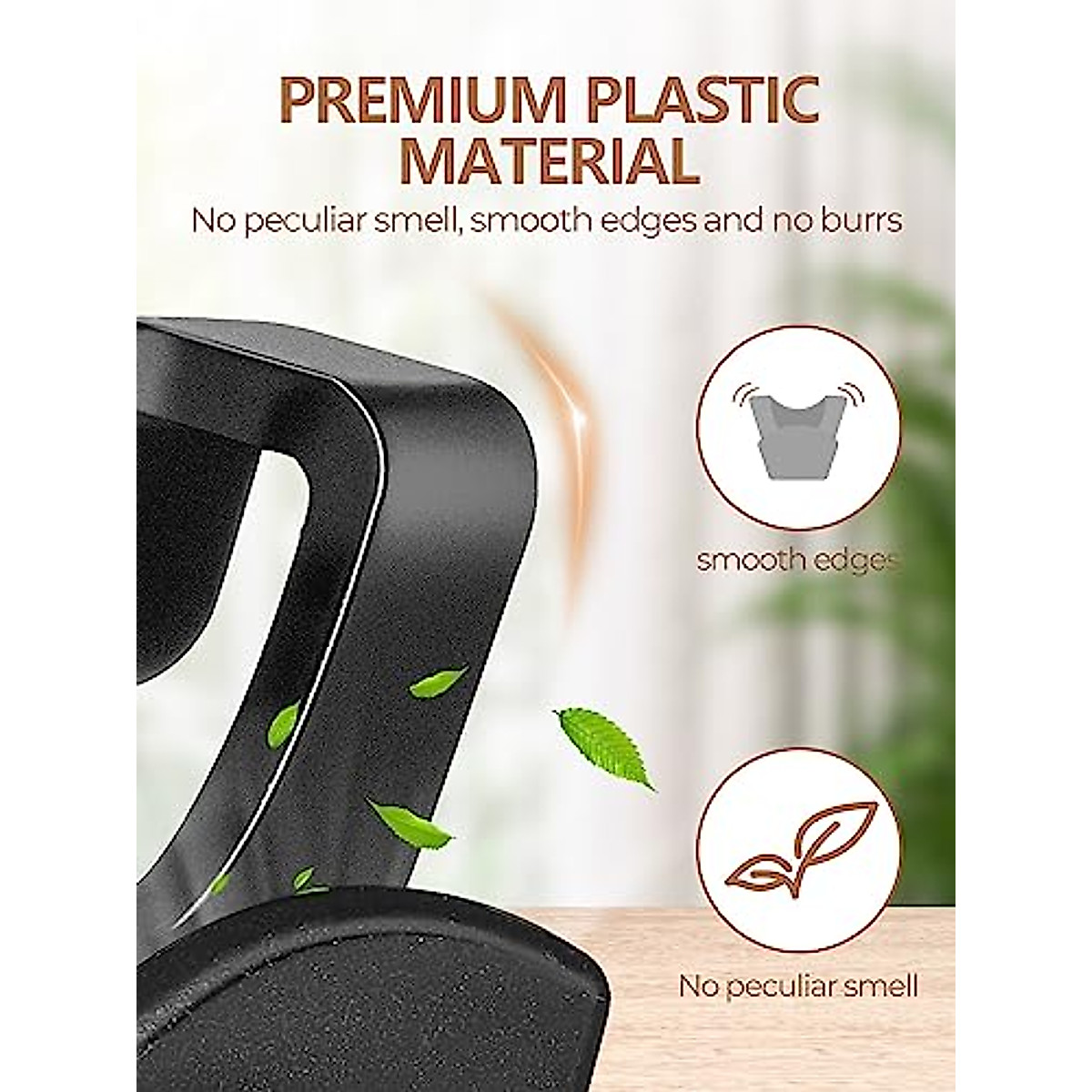 HOUSE DAY Space Saving Hanger Hooks 60 Pack, Black Clothes Hanger Connector Hooks, Heavy Duty Hanger Hooks Space Saver, Durable Hanger Connector Hooks, Premium Cascading Hanger Hooks for Closet