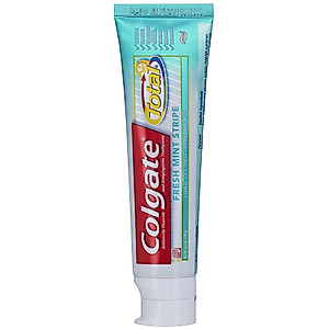 Colgate Total Fresh Mint Stripe Gel Toothpaste - 6 ounce (6 Pack)