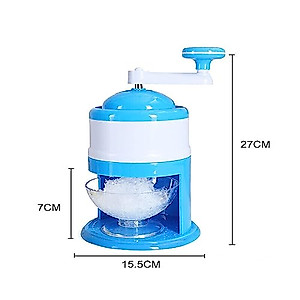 Shaved Ice Maker Machine,Snow Cone Machine Shaved Ice,Hand-Shaved Ice Machine, Manual Fruit Smoothie
