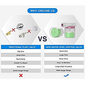1/2" Inside Type and High Flow Water Level Control Valve