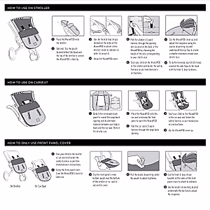 7AM Enfant Universal Stroller Footmuff - Water Repellent Winter Bunting Bag for Strollers & Car Seats, Soft Micro-Fleece & Plush Lined Stroller Footmuff for Baby Boy & Girl | WaxedPOD