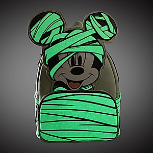 Loungefly Disney Mummy Mickey Cosplay GITD Mini Backpack - Blue Culture Tees Exclusive