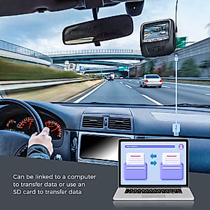 NEZINI Car Dash Cam, Dashboard Camera Recorder with 32GB Memory Card, FHD 1080P, 3" LCD Screen, Driving Recorder with Sony Video Sensor, Parking Mode, 150° Angle, Loop Recording, Night Vision, WDR