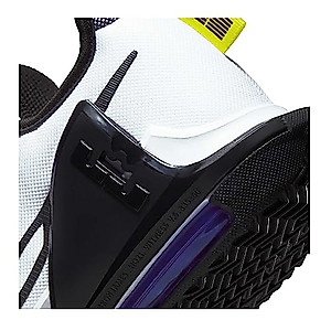 Nike Lebron Witness VI Mens Basketball Trainers Cz4052 Sneakers Shoes, White/Black-Persian Violet, 11 M US, White Black Persian Violet 100