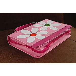 Daisy Microfiber Pink Book & Bible Cover
