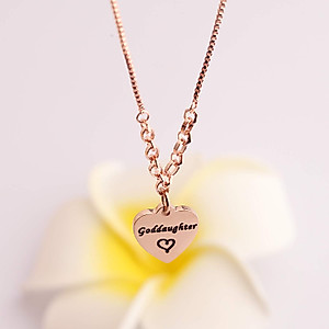 LQRI Godmother Goddaughter Bracelet Christian Baptism Gift for Godmothers Goddaughters Religion Jewelry (goddaughter)