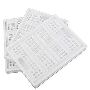 Yarebest 3-Pack 15 Liter Collapsible Crates, Folding Basket Bins for Storage