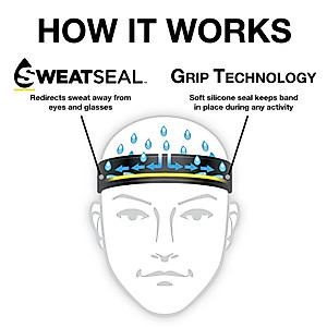 Halo Headband Sweatband Super Wide Pullover,White