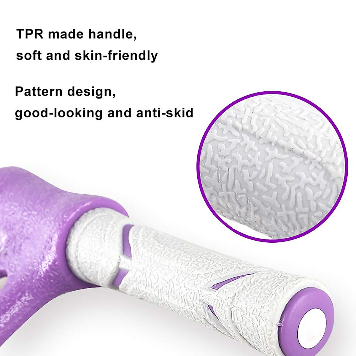 Yoga Pedal Resistance Band Elastic Pull Rope Fitness Sit-up Exercise Equipment at Home Gym Arm Abs Workout Equipment Leg Stretching Equipment Purple