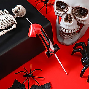 Photect Bleeding Number Candle Halloween Birthday Candle Have a Killer Birthday Cake Topper for Gothic Birthday Decoration Horror Themed Halloween Party (Number 1)