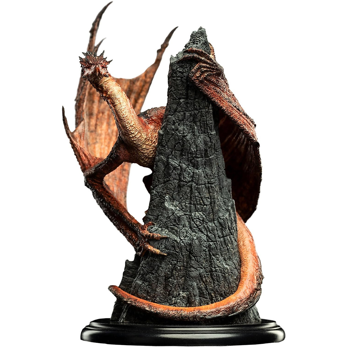 Weta Workshop The Hobbit Trilogy: Smaug The Magnificent Polystone Mini Statue, Multicolor