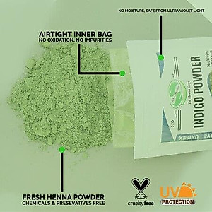 200 Grams INDIGO POWDER For Hair Dye/Color - The Henna Guys