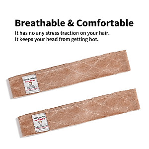 Appearanz Wig Grip Bands for Keeping Wigs in Place, Pack of 2 (Beige)