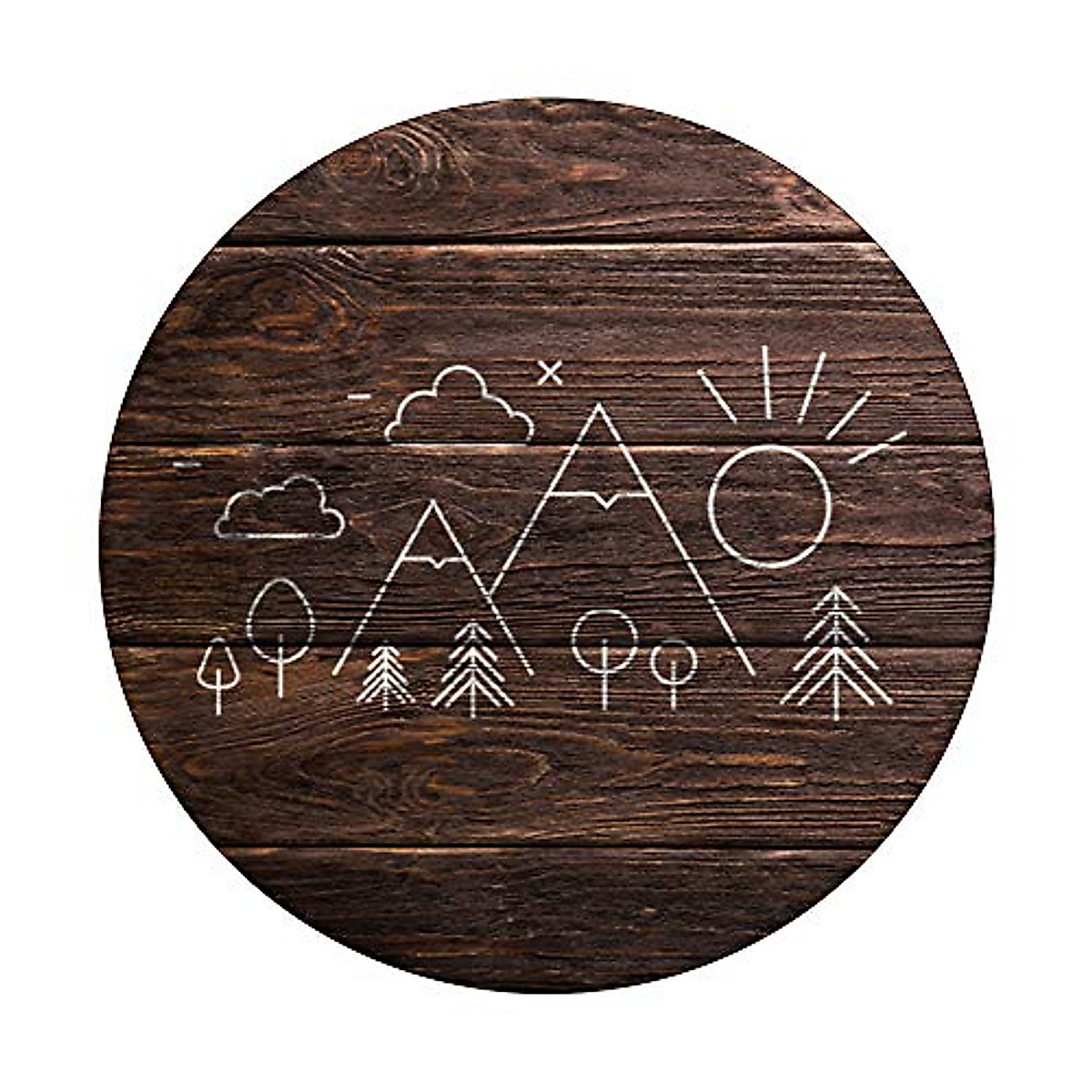 Simple Hiking Graphic Design For Men Women PopSockets Swappable PopGrip