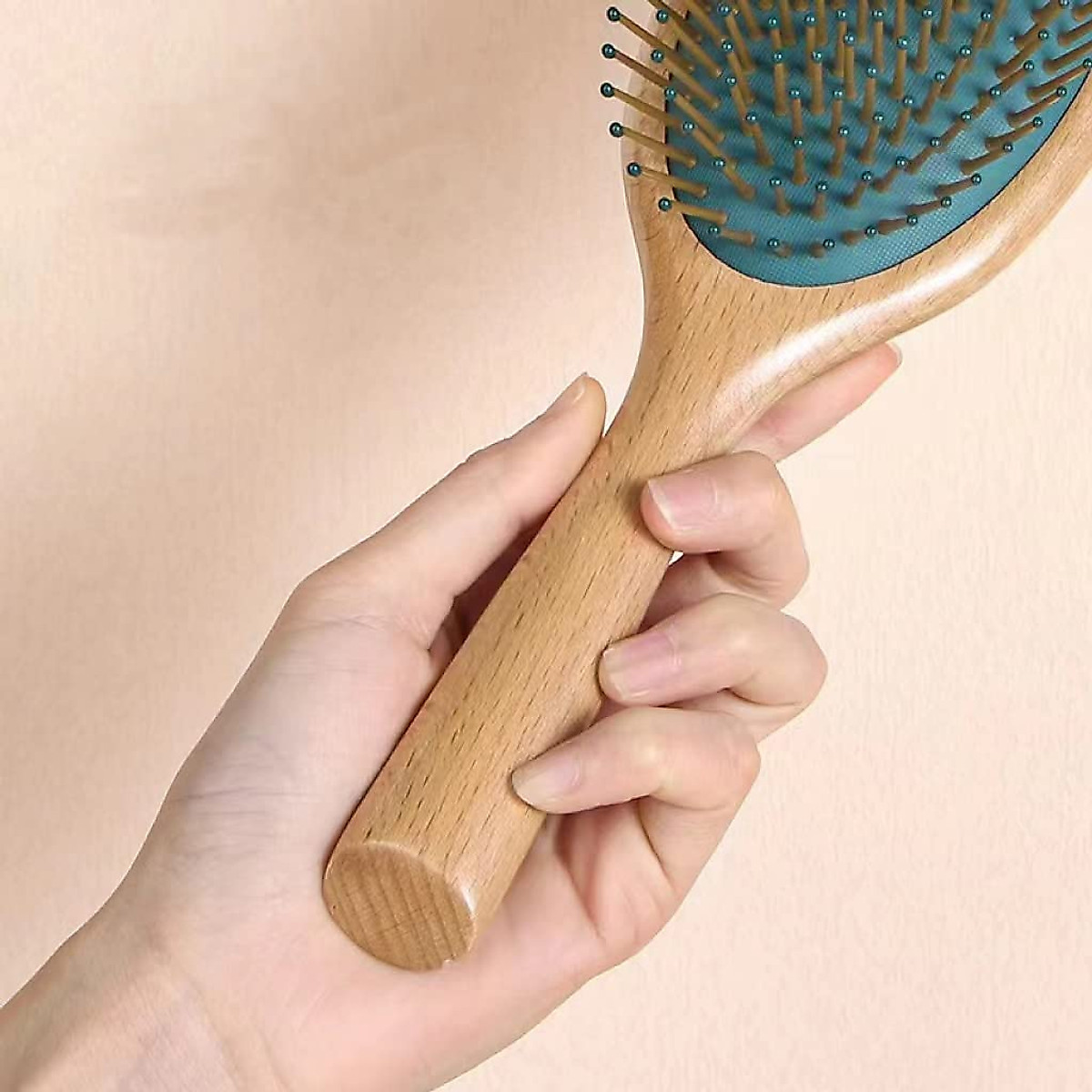 hair comb (square, pink)