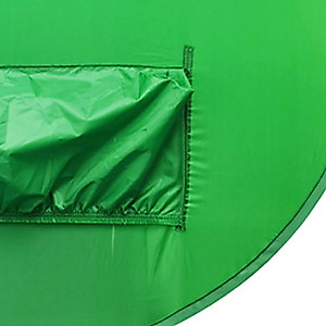 Green Screen Backdrop for Photography 142cm Round Green Screen Backdrop Portable Green Screen Chair Background for Video Chats Video Conference Game Single Layer L Size